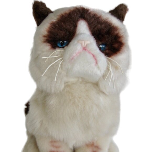Gund | Toys | Grumpy Cat Gund Plush Stuffed Animal Siamese Sitting Meme ...